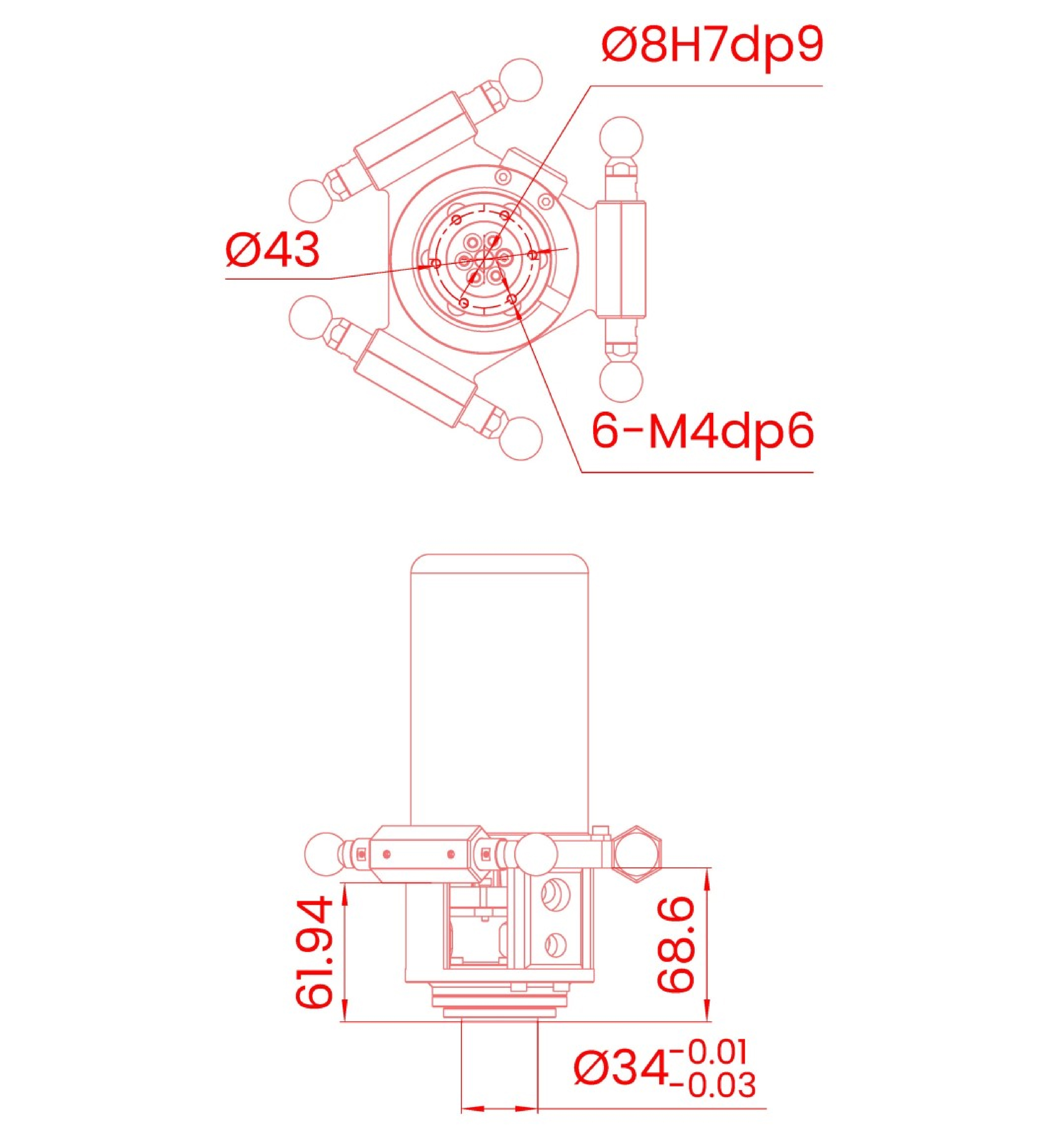 Delta Robot D3PMB-600-P3-Chenxing(Tianjin) Automation Equipment Co,.Ltd
